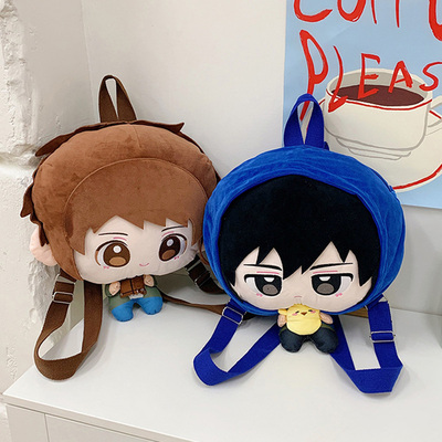 盗墓笔记吴邪张起灵毛绒双肩包