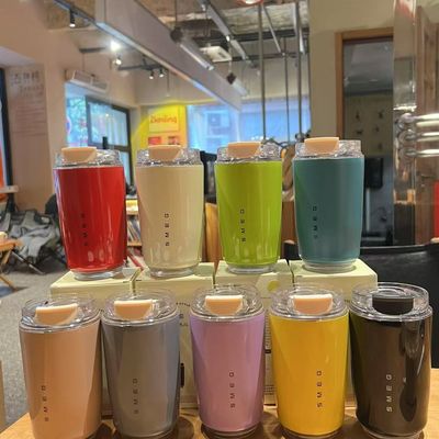 SMEG便携斯麦格高颜值保温杯咖啡杯ins不锈钢简约随行办公便携式
