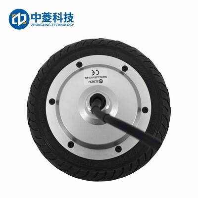 中菱科技8寸轮毂电机4096线高精度一拖二伺服驱动器套装内编码器