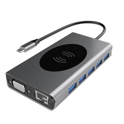 14 In 1 HUB Mulitfunction USB Type C Adapter Docking Station