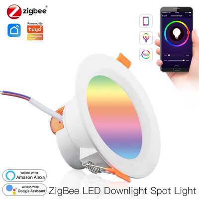 Zigbee2MQTT涂鸦智能筒灯7WRGBCW