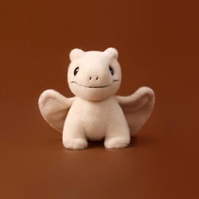 AWHITE 毛绒艺术 白色飞龙幼崽