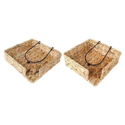 Water Hyacinth Napkin Holder Tissue Holder for Party Toilet