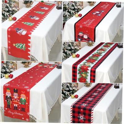 Christmas Table Runner Christmas Decoration For Home Tablecl