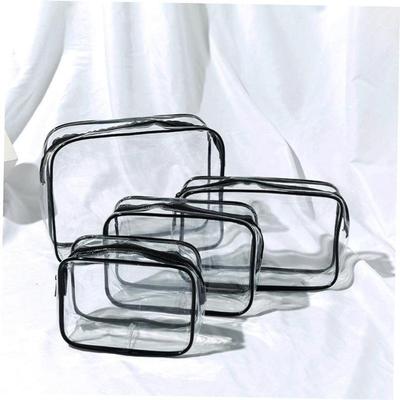 PU Travel Storage Bag Cosmetic Makeup Washbag Clear Handbag