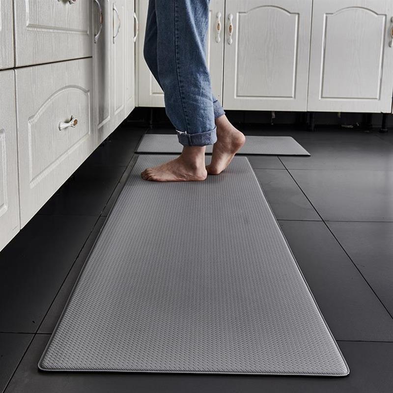 Thickened PVC kitchen floor mat, non slip foot pad 厨房地垫
