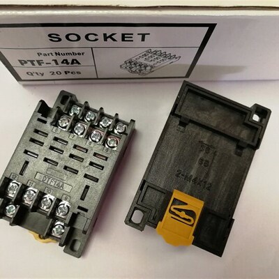 继电器底座DTF14A/PTF-14A适用于LY4/JQX-13F-4Z/HHC68A-4Z/HH64P