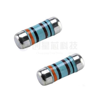 100K-910K贴片圆柱晶圆电阻色环金属膜1% CSR0204/0207/0309/0410