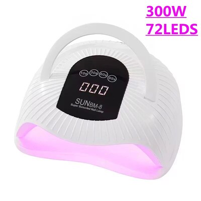 BM-8 300W 72LEDs Nail Dryer Lamp Big Power UV LED Nail Lamp