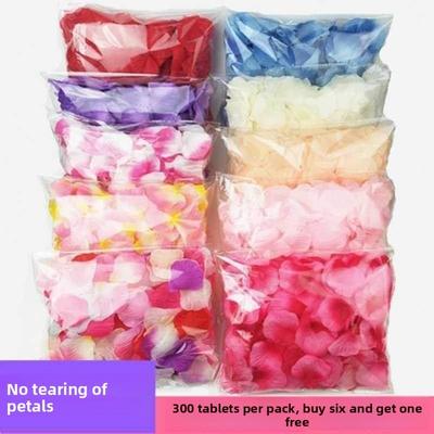 Rose petals wedding flower simulation scattering flowers花瓣