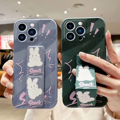 惊叹兔适用于iPhone17ProMax手机壳16Pro苹果15Plus磁吸14Pro横竖屏桌面支撑架/13/12/11防摔腕带硅胶软壳