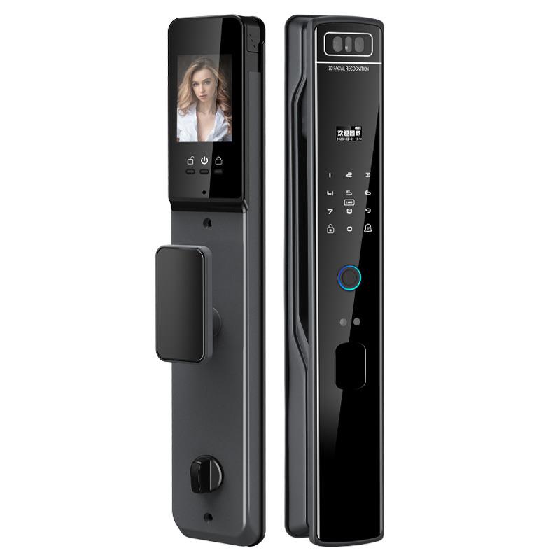 人脸识别指纹锁家用防盗门电子锁全自动智能密码锁家用门锁入户门