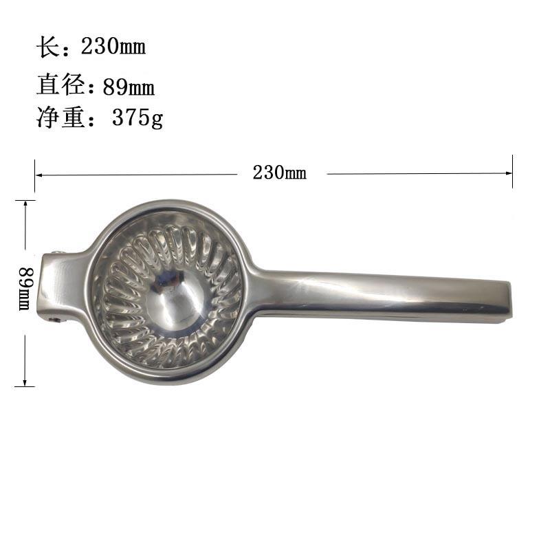 不锈钢304橘子榨汁机手动柠檬夹水果压榨器外贸现榨