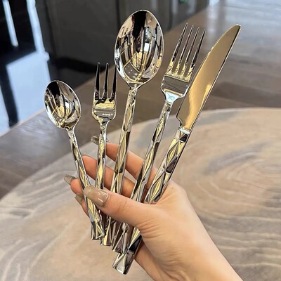 western other tableware steak cutlery set knife fork spoon 1