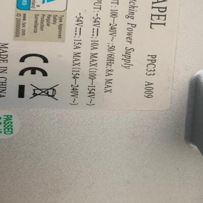 VAPEL PPC33A009中兴交转直电源全新原包无配件，