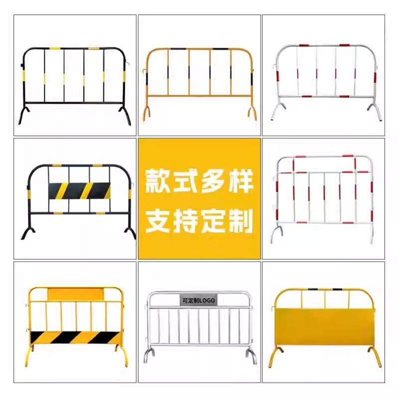 镀锌移动商场围挡铁马护栏围栏道路护栏工地施工隔离栏交通防护栏