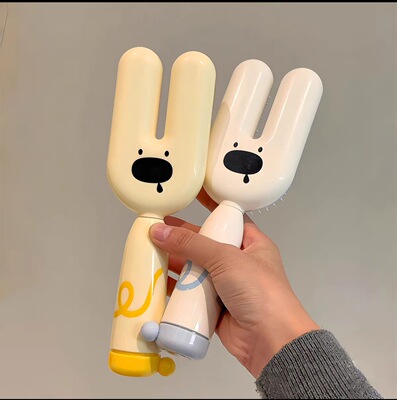 Cartoon Magnetic Inhalation Bag Comb High Beauty Women's Massage Comb Long Hair Curly Hair Comb Leather Pong Smooth Hai