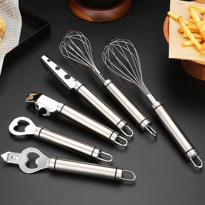 304 stainless steel beer bottle opener, multifunctional tray lifting device, bottle opener, fish scale planer, egg beat