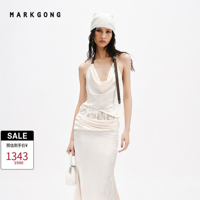 MARKGONG带扣挂脖荡领