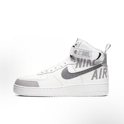 Nike Air Force 1 Mid'07 空军一号 白灰男款高帮板鞋 CQ0449-100