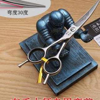 山本宫村左手剪左撇子专用美发剪反手剪 左手胖胖胖 左手柳叶弯剪