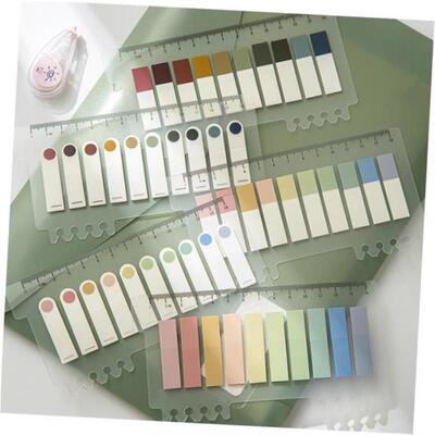 morandi index label sticker highlight sticky notes索引贴标贴