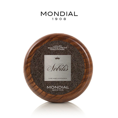 MONDIAL1908男士剃须皂雪松香型意大利进口橡木碗装剃须膏140ML