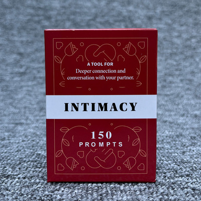 Intimacy Deck by BestSelf 英文浪漫的情侣深情对话游戏桌游