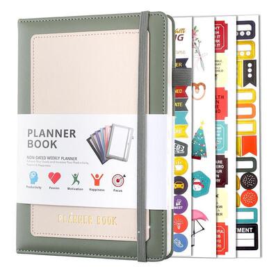 A5 Agenda Planner Notebook Diary Undated Weekly Planner Go