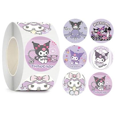 sanrio sticker roll kuromi melody cinnamonroll stickers贴纸