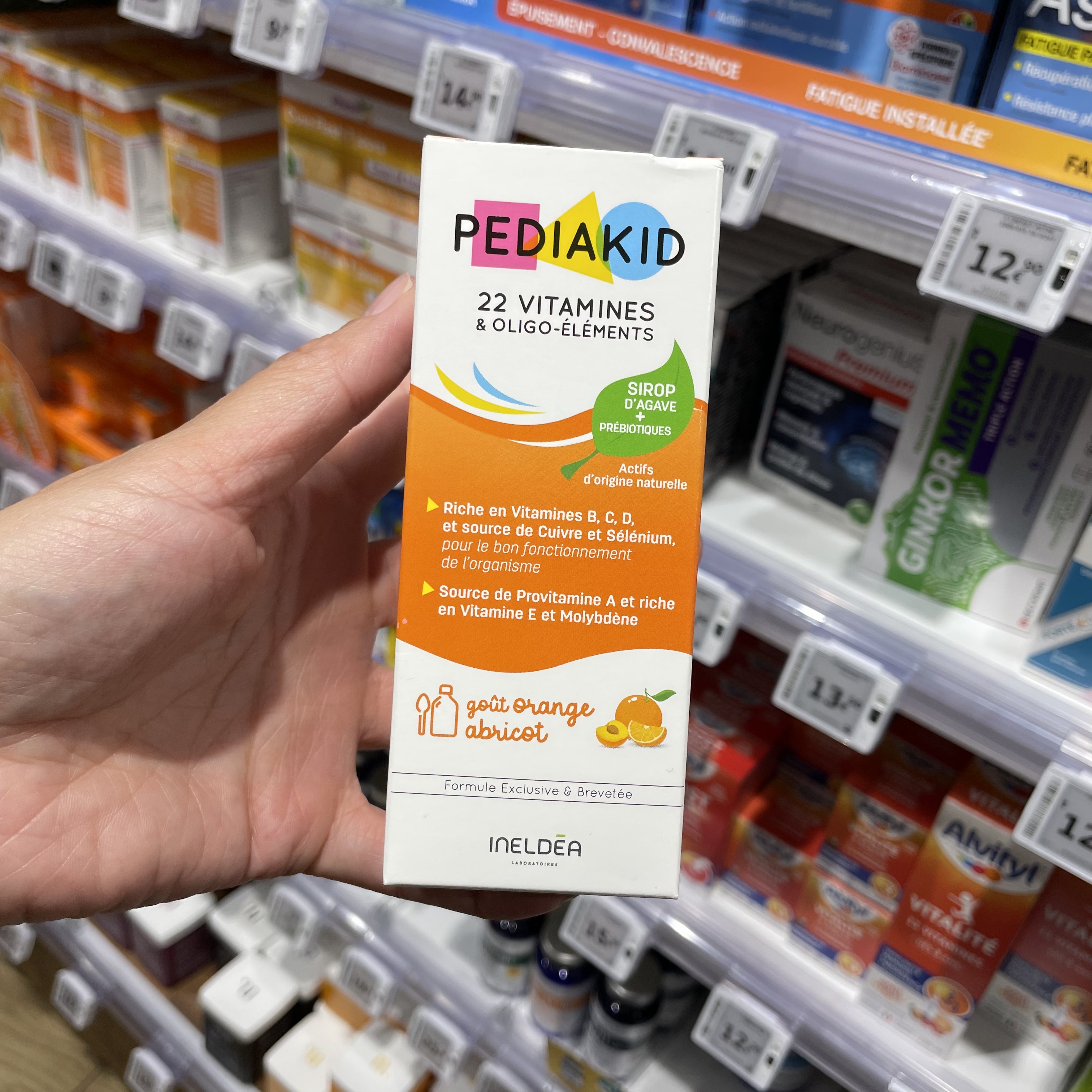 法国佩蒂克Pediakid 22vitamine糖浆微量元素22种维生素125ml