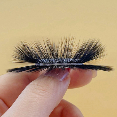 新款羊眼毛圈人工海狗男弹力圈马尾养眼睛圈套真羊眼毛圈不掉毛。