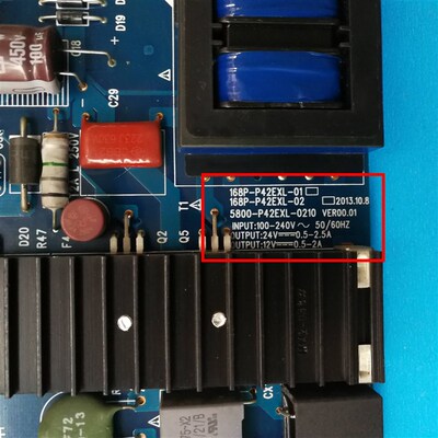 原装创维40/42/49/K1Y电源板5800-P42EXL-0210 168P-P42EXL-01/02