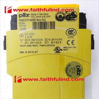 议价pilz 777100 皮尔磁安全模块 PNOZ X1P 24VDC 3n/o 1n/c