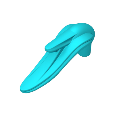 高砖积木零件GDS-90099配件小马尾巴人仔束发兼容22411小颗粒散件