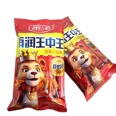 雨润袋装王中王火腿肠600g