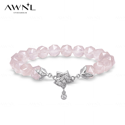 AWNL蝴蝶兰守护粉晶手链