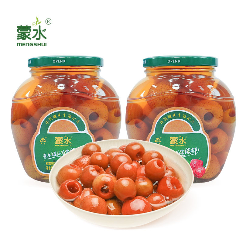 蒙水山楂罐头838*2大罐午后水果捞奶茶餐饮零食一整箱水果罐头