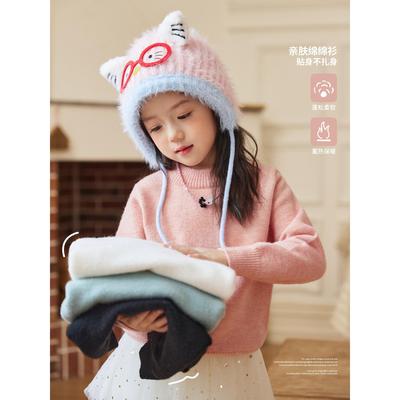 小O宝Okids童装 宝宝打底毛衣女柔软2025冬季新款女童加厚针织衫