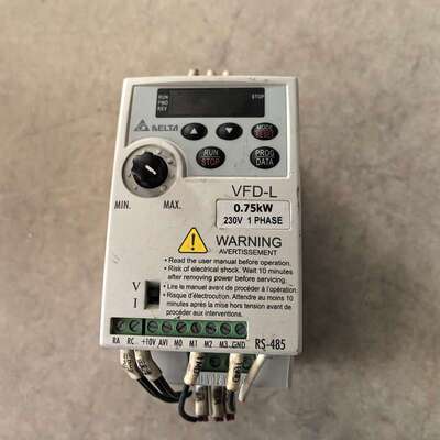 {议价}台达VFD-L变频器VFD007L21A 0.75KW{可维修}