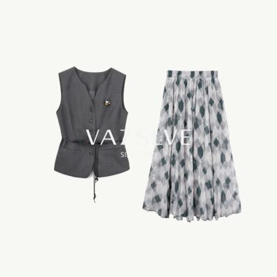 【VAZSLVE/全新奢品】捡漏-夏季新款时尚休闲法式套装-BO6808