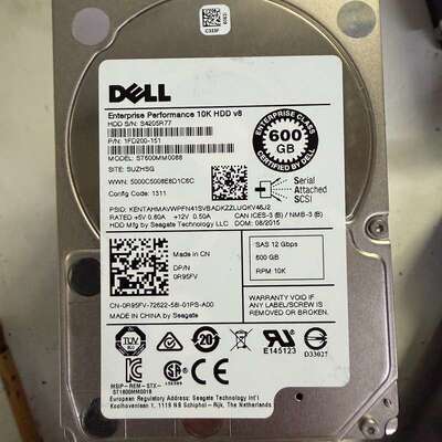 {议价}ST600MM0088 戴尔0R95FV 600G 12G