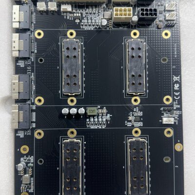 {议价}v100 300G nvlink互连双卡底板 sxm2双卡互