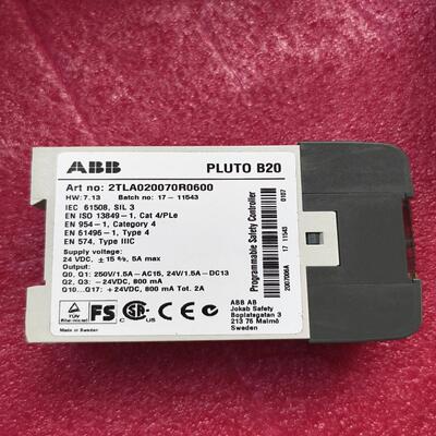 [德峰]ABB pLuT0B20拆机  安全 v2 继电器pLc