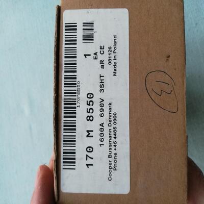 bussmann  170m8550 690v 1600A保