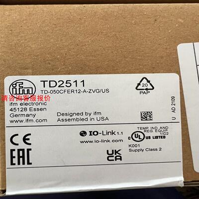 【环球】易福门 ifm td2511