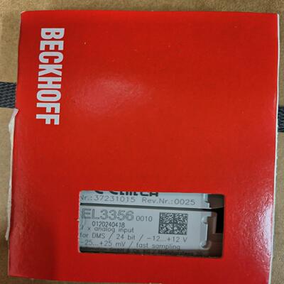 代理倍福EL3356-0010,全新原装正品行货