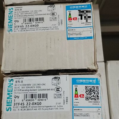 询价3TF4522-0XG0 AC36V接触器别的电压也有可维修