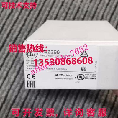IFM PN2296压力传感器显示屏PN-2,5-REN14-MFRKG/US//V库存现货