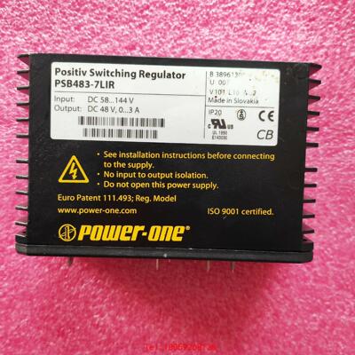 【非标价】美国Power-one PSB483-7LIR进口电源.